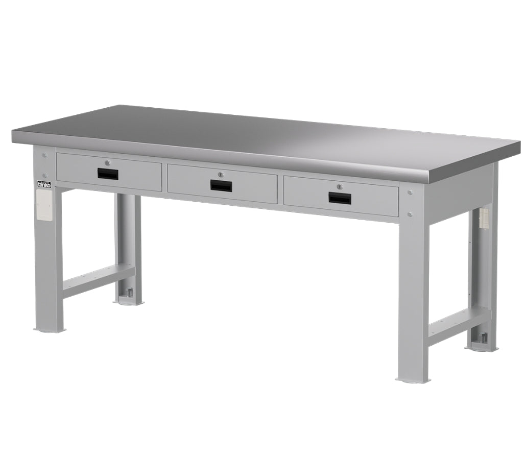 Heavy Duty Drawer Work Bench with Stainless Steel Top – Simz Werkz