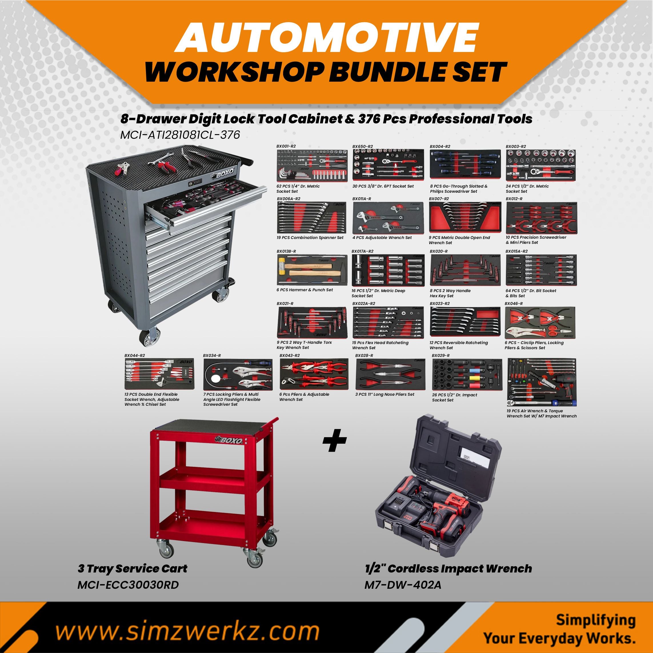 Automotive Workshop Bundle Set – SIMZ Werkz