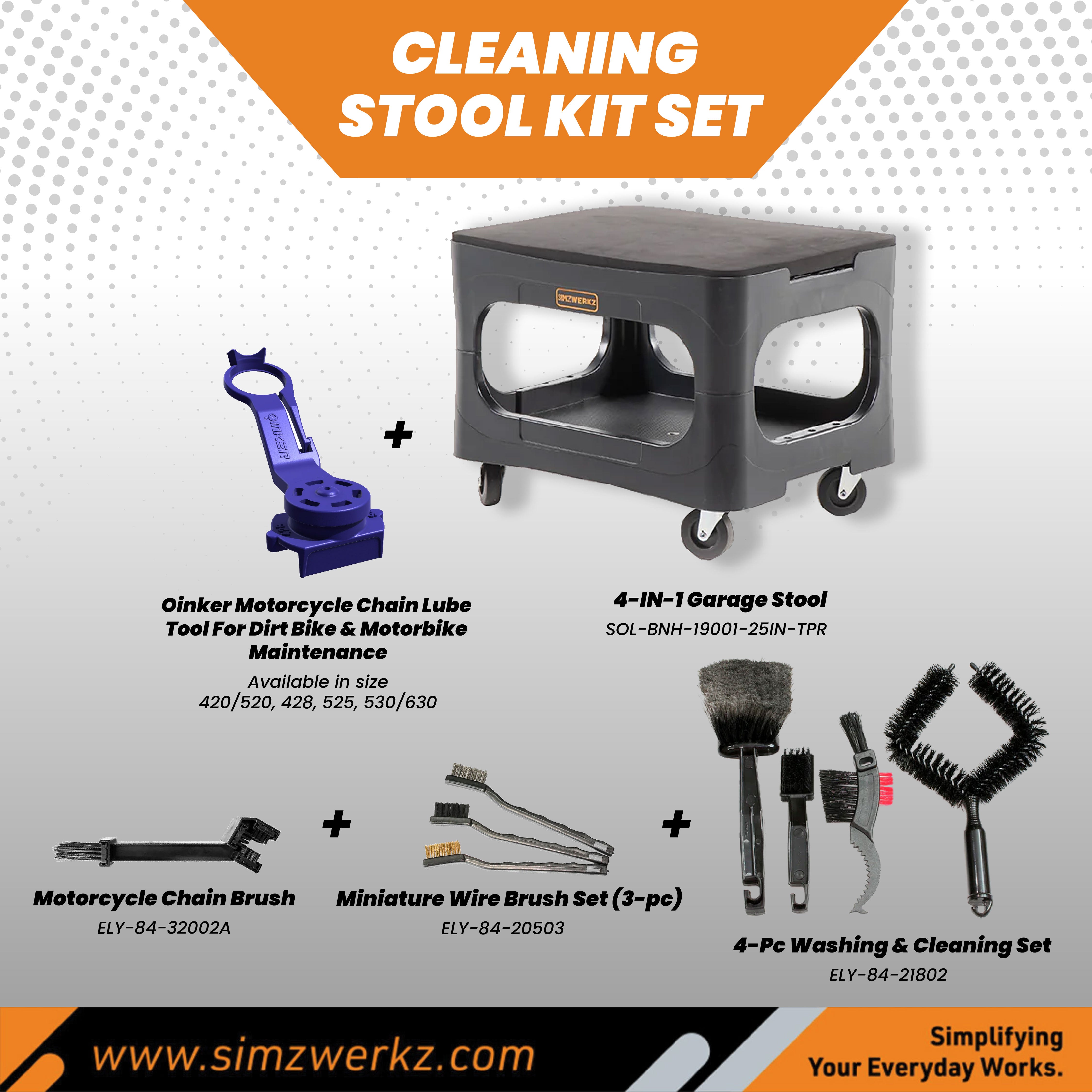 Cleaning Stool Kit Set – SIMZ Werkz