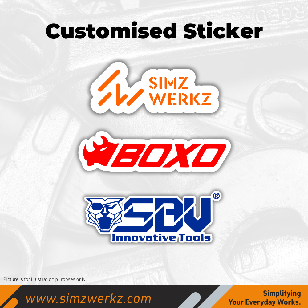 Customised Sticker – SIMZ Werkz