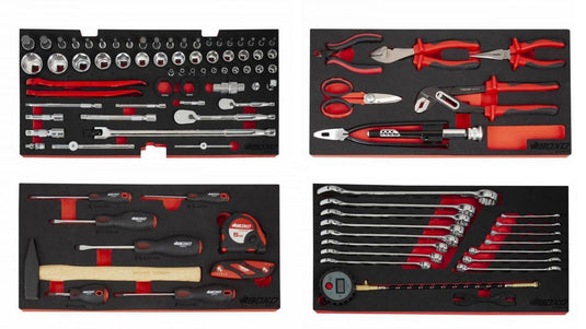 3 Drawer Carry Box w/ 103 Pcs Moto Tool Set (MM) – SIMZ Werkz